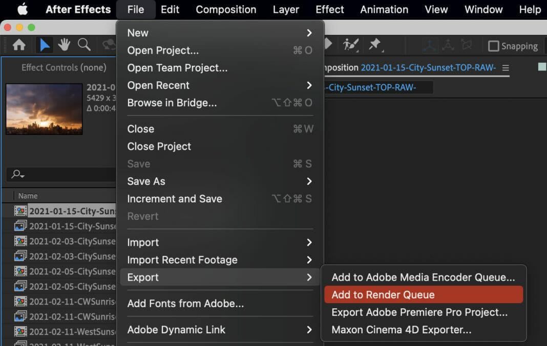 My Adobe workflow for timelapses - Matthew Vandeputte