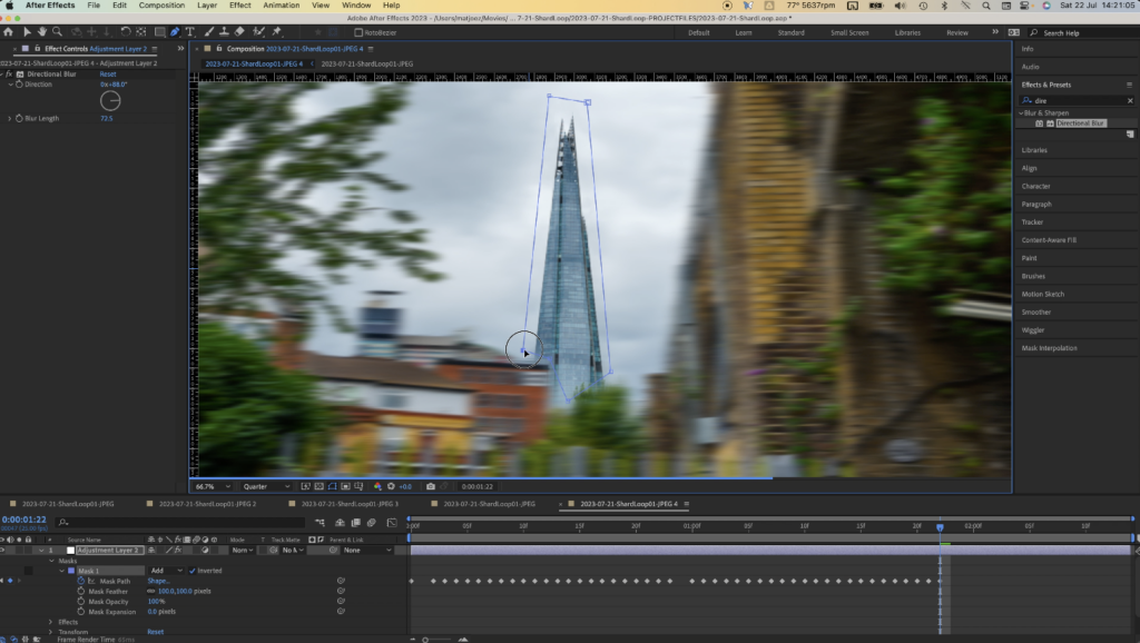 How I made the Shard Hyperlapse Loop - Matthew Vandeputte